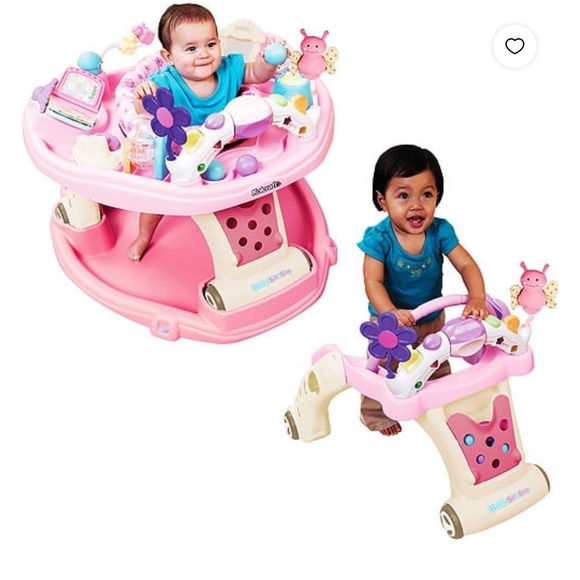 kolcraft | Toys | Euc Kokcraft Sit And Step Activity Center Pink | Poshmark